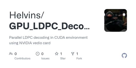 github helvins gpu ldpc decoding parallel ldpc decoding in cuda