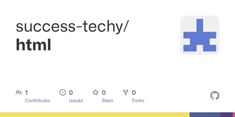 GitHub Success Techy Html