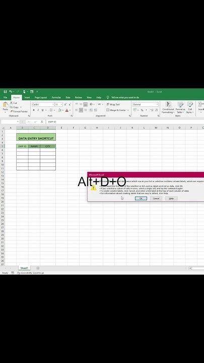 Data Entry Shortcut In Excel Exceltips Youtube