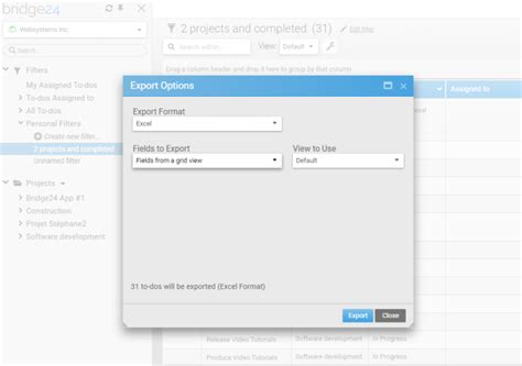 basecamp 3 integration with export excel and custom reports