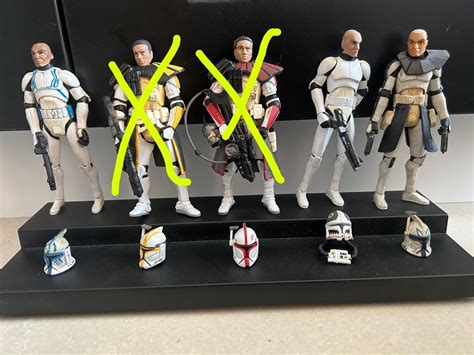 Star Wars Clone Wars 3 75 Clone Troopers Unmasked Figures 10 Each Hobbies And Toys Toys