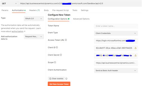 oauth 2 0 authorization for dynamics 365 business central saas
