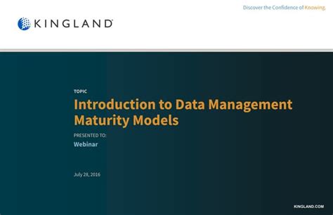 Introduction To Dcam The Data Management Capability Assessment Model Edition 2 Pptx