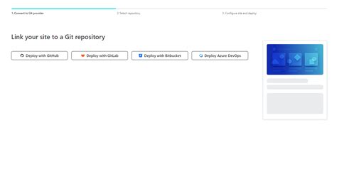 How To Link A Site To A Git Repository In A Different Azure Devops
