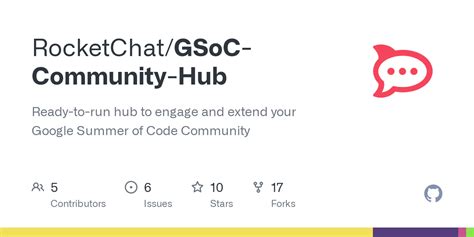 Issues RocketChat GSoC Community Hub GitHub