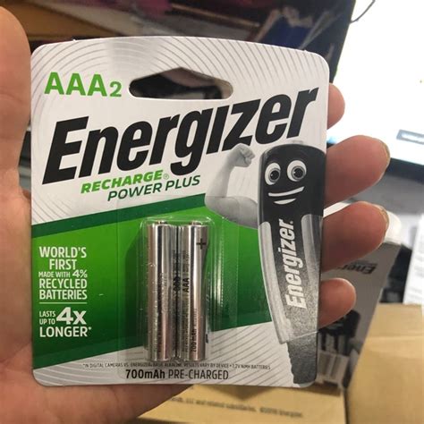 Jual Batu Baterai Energizer Aaa 700 Mah Rechargeable Isi 2 Recharger Original Ada Keterangan