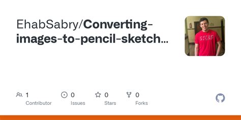 github ehabsabry converting images to pencil sketch using opencv