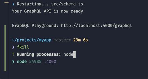 Exiting Dev Mode Does Not Shut Down Api Server · Issue 202 · Prisma Labsgraphql Framework