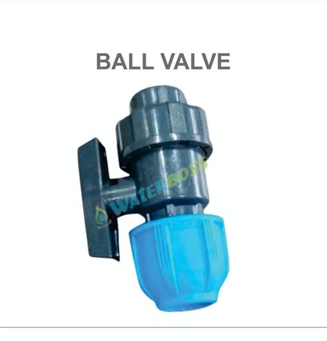 Blue Ball Valve Plastic For Water Size Mm At Unit In Rajkot ID