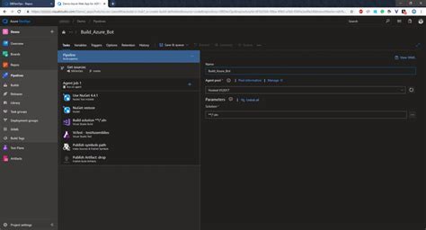 Setting Up A Build And Release Pipeline For Azure Bot Service Using Azure Devops