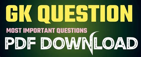 Gk Questions Pdf Download Free Gk Questions 2022 RAJASTHAN CLASSES EDU