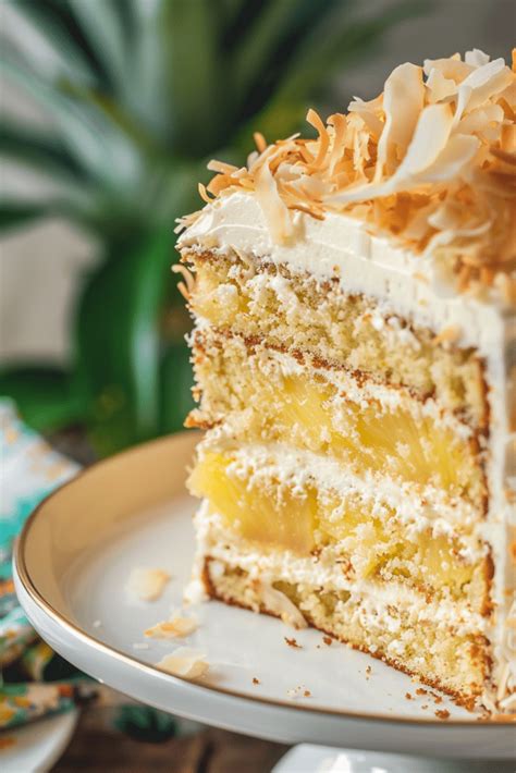 Tropical Pineapple Coconut Cake Recipes Step By Step Guide For Moist