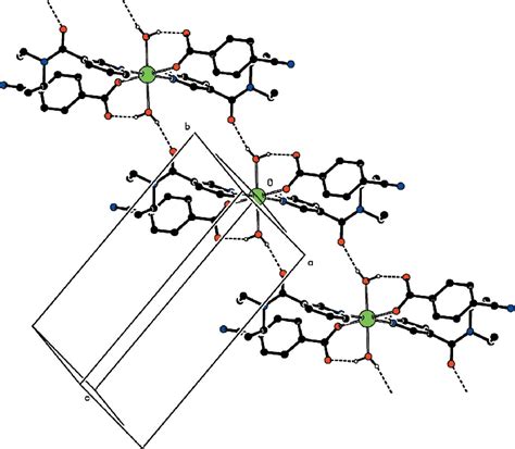 Part Of The Crystal Structure Intra And Intermolecular O H W Á Á Á O