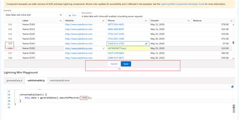 Lightning Web Components Floating Footer On Lwc Data Table