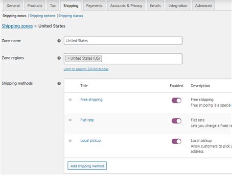 Hide Other Woocommerce Shipping Methods When Free Shipping Is Available