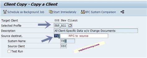 How To Do Sap Remote Client Copy Sap Basis Easy