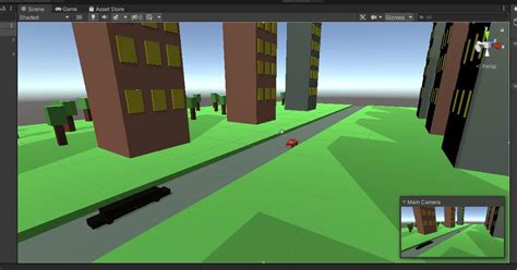 using the main camera gameobject in unity to get the perfect view