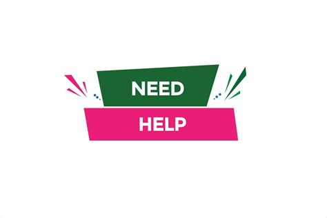New Website Click Button Need Help Level Sign Speech Bubble Banner Vector Art At