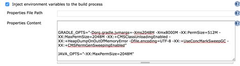 Android Increasing Permgen Space For Jenkinsgradle Stack Overflow