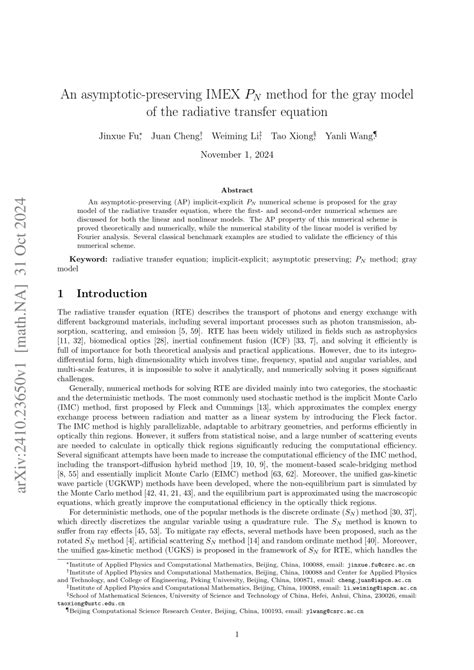 pdf an asymptotic preserving imex pn method for the gray model of the