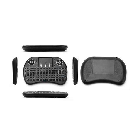 I8 Mini Wireless Keyboard Backlit With Touchpad And Infrared Remote Control Rechargeable