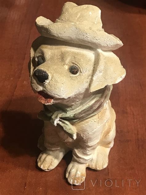 Гіпсова статуетка Собака 114363039 купити Violity
