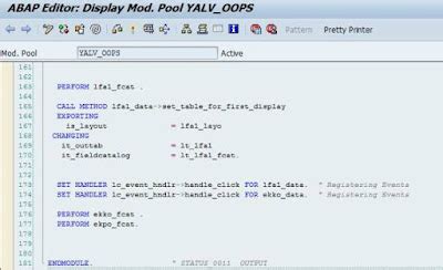SAP ABAP Central Simple Event Handling In ABAP OOPS