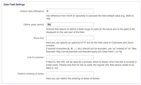 Dynamic Fields OTOBO Administration Manual Documentation
