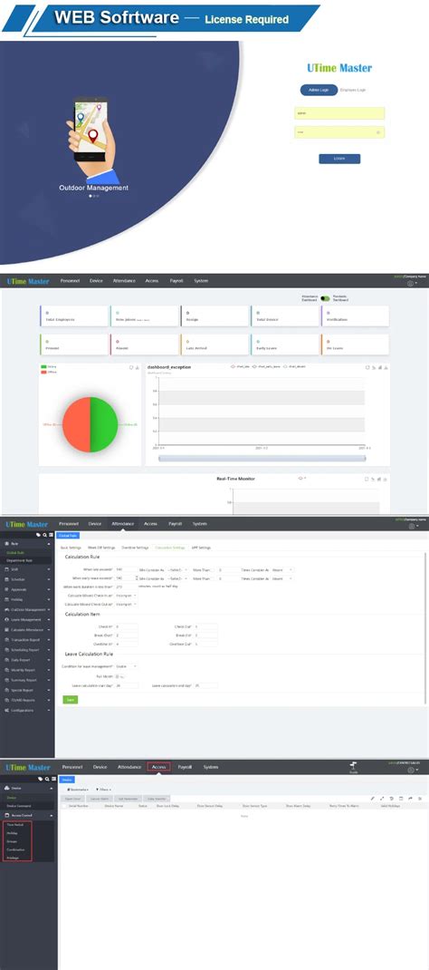 Biometric Fingerprint Time Attendance System With Tcp Ip Usb Port Communication
