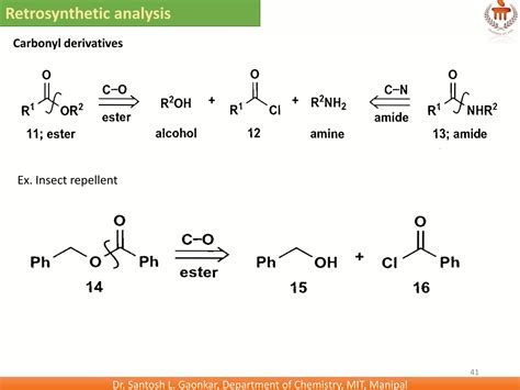 Retrosynthetic Analysis Pdf Chemistry Science