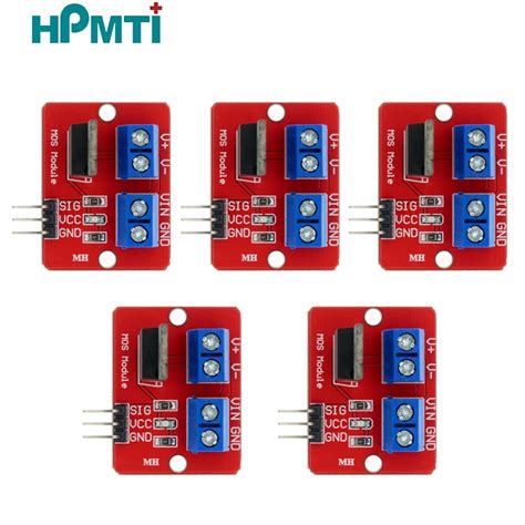 5pcs 0 24v Top Mosfet Button Irf520 Mos Driver Module For Arduino Mcu Arm Raspberry Pi