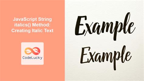 HTML Formatting Styling Text With Bold Italics And More CodeLucky