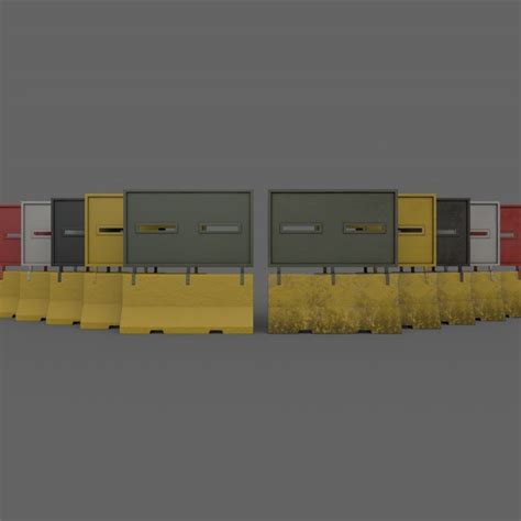 Concrete Barrier Unity Models For Download TurboSquid