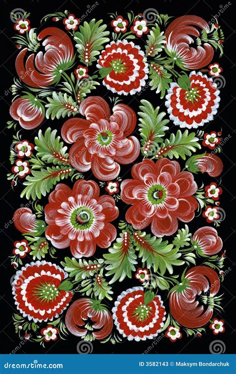 Traditional Ukrainian Pattern Stock Illustration Illustration Of