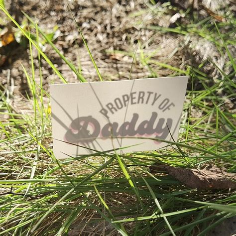 Property Of Daddy Tattoo Sissy Dream