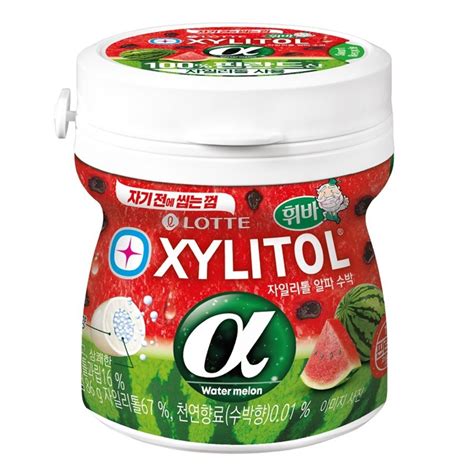 롯데 자일리톨 알파수박 용기형 86g 홈플러스 롯데 자일리톨 알파수박 용기형 86g 홈플러스