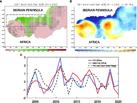 a regression map of the leading empirical orthogonal function eof