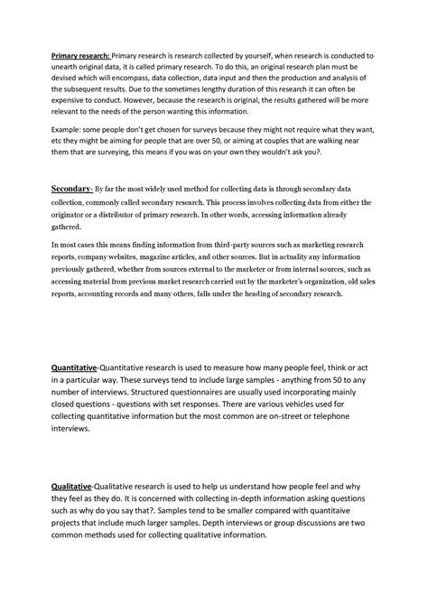 Data Collection Plan Research Example Of Methodology In Research My