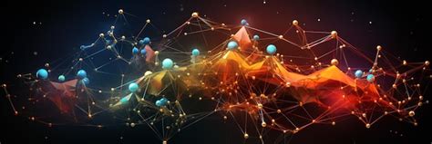 Premium Ai Image Block Network Graph Universe Parallel Connections 3d V 5