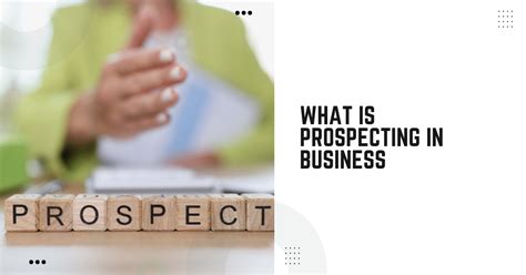 What Is Prospecting In Business