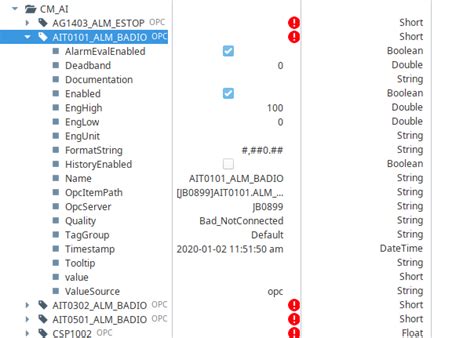 OPC Tag Bad NotConnected Ignition Inductive Automation Forum