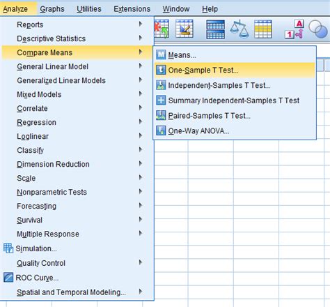 Reflections Of A Data Scientist One Sample T Test SPSS