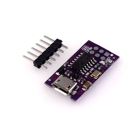 Micro USB Tiny AVR ISP ATtiny44 USBTinyISP programozó modul IDE rendszerbetöltő ISP