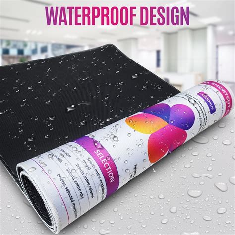 Excel Shortcut Mouse Pad Premium Giant Mouse Pad For Excel Keyboard Shortcuts Formulas