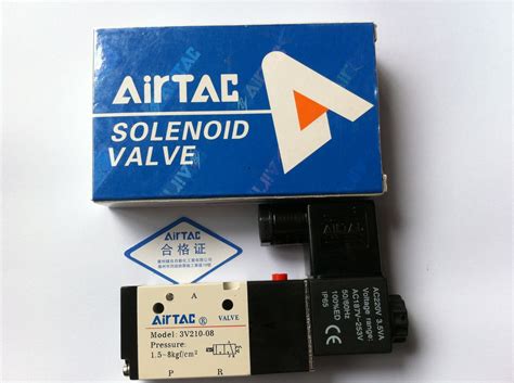 Купить Airtac электромагнитный клапан 3v210-08-nc два - путь ...