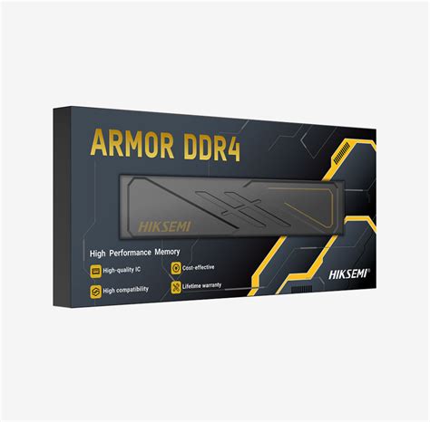 Memoria Ram Hiksemi Armor Ddr4 8gb 3200mhz Hsc408u32d28g Black
