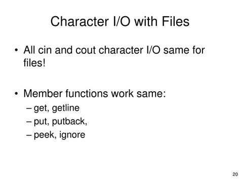ppt c c basics vii str eams and file i o powerpoint presentation