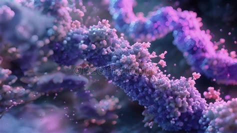 A Microscopic View Of The Replication Fork Where Dna Is Being Un And Replicated Stock Footage
