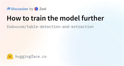 Foduucom Table Detection And Extraction · How To Train The Model Further
