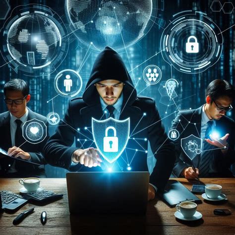 Premium Photo Hacker Using Laptop With Polygonal Padlock On Binary Code Background Hacking And